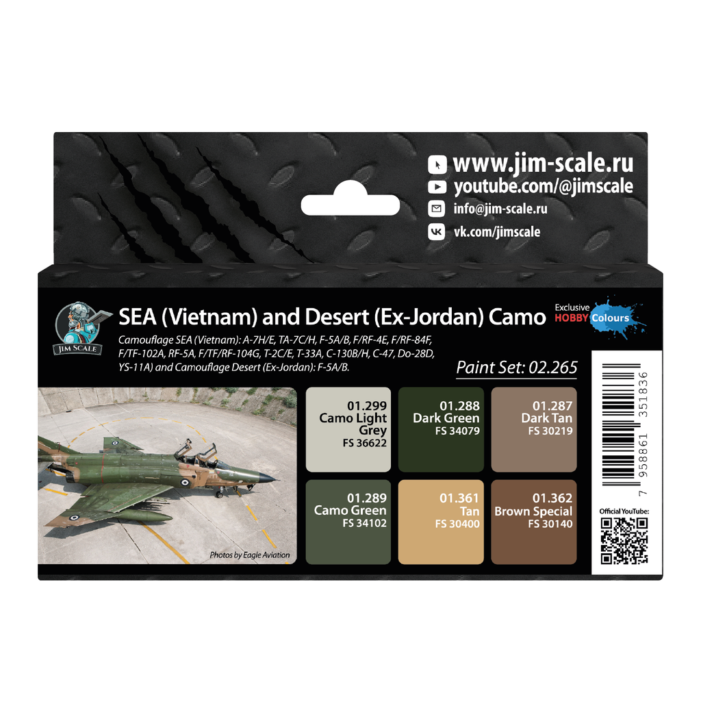 SEA (Vietnam) and Desert (Ex-Jordan) Camo – HOBBYColours