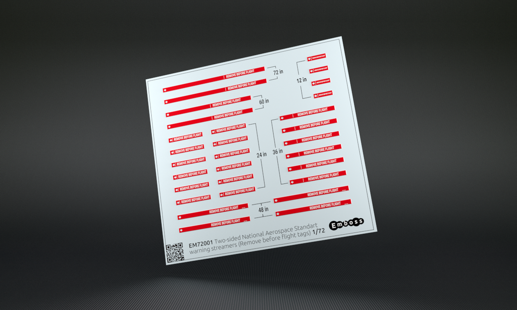 Remove before flight warning streamers (1/72) – HOBBYColours