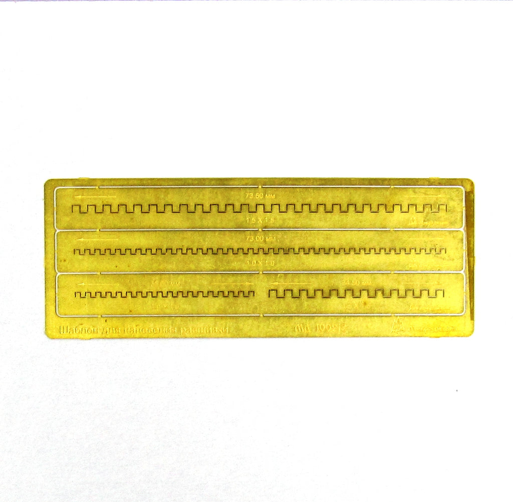 Stencil for applying riveting - Type 7 – HOBBYColours