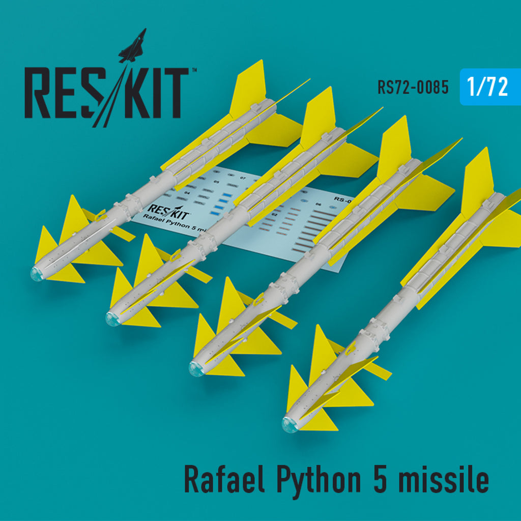 PYTHON 5 MISSILES (4 PCS) (1/72) – HOBBYColours