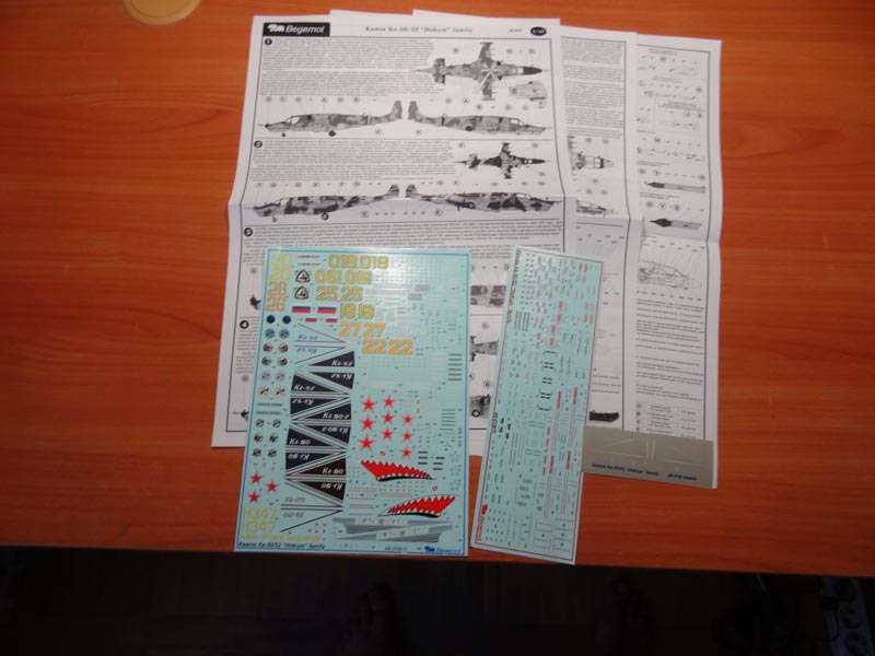 Kamov Ka-50(52) Hokum family (1/48) – HOBBYColours