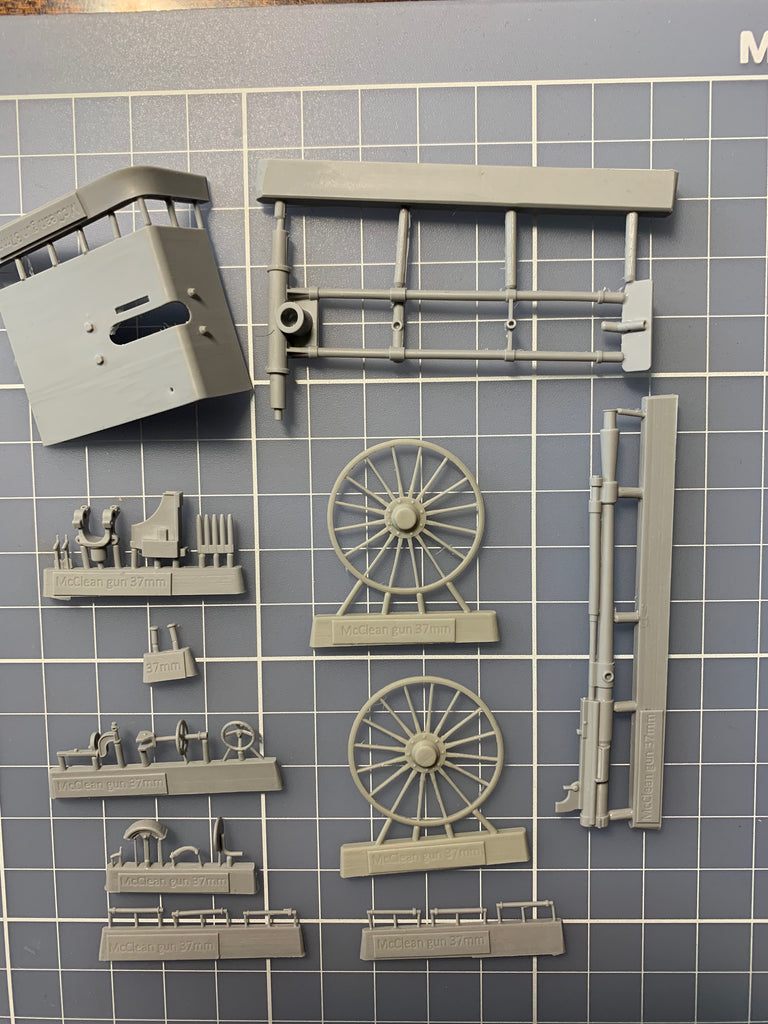 37 mm McClean automatic gun mod. 1916. On a wheeled mounting – HOBBYColours