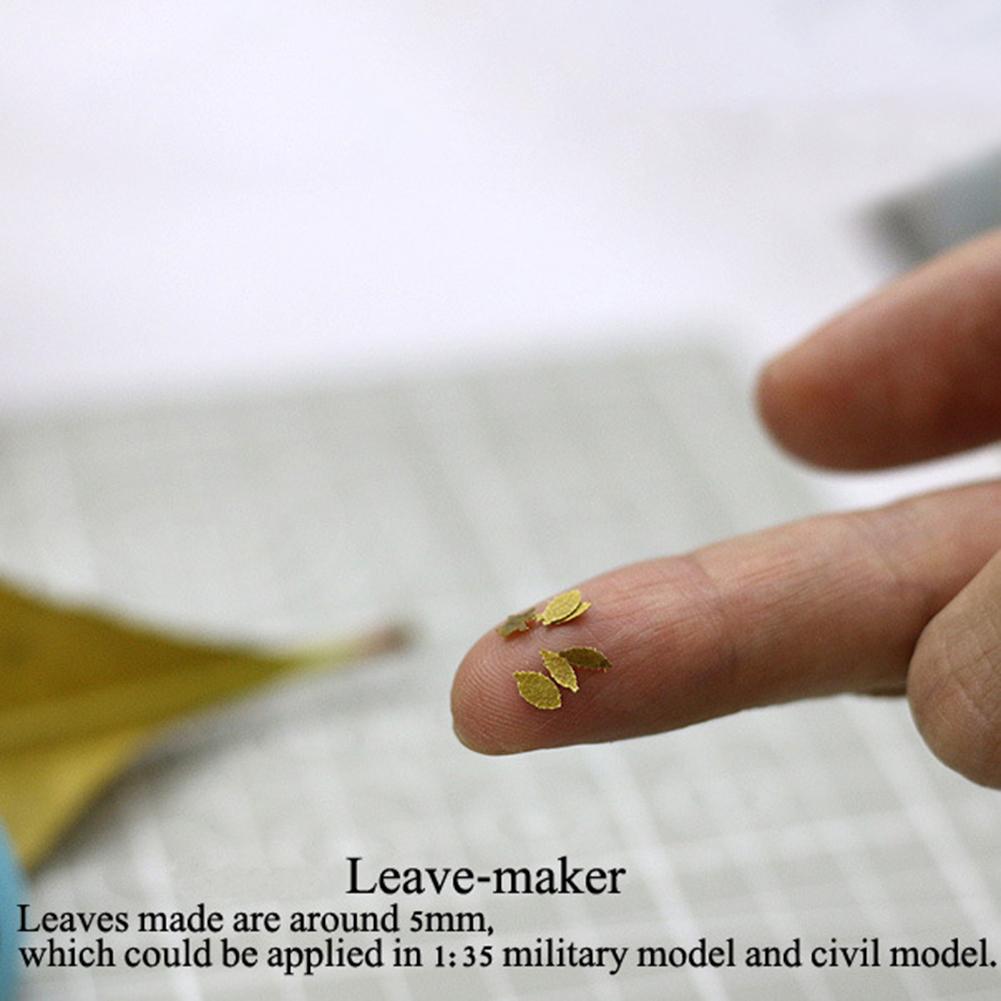 1/35 scale Leaf Maker (4 in 1: maple, oak, broadleaf and birch leaves ...