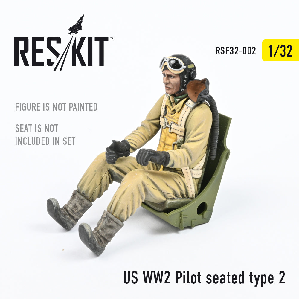 US WW2 Pilot seated type 2 (1/32) – HOBBYColours