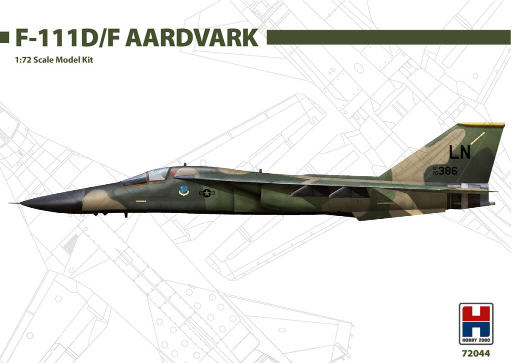 F-111 D/F Aardvark (Hasegawa + Cartograf decals + Pmask) – HOBBYColours